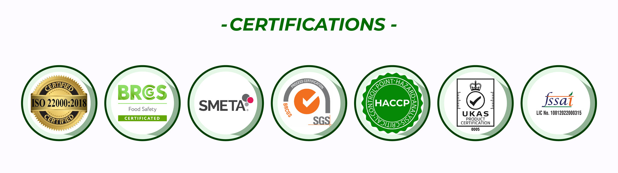 Certifications