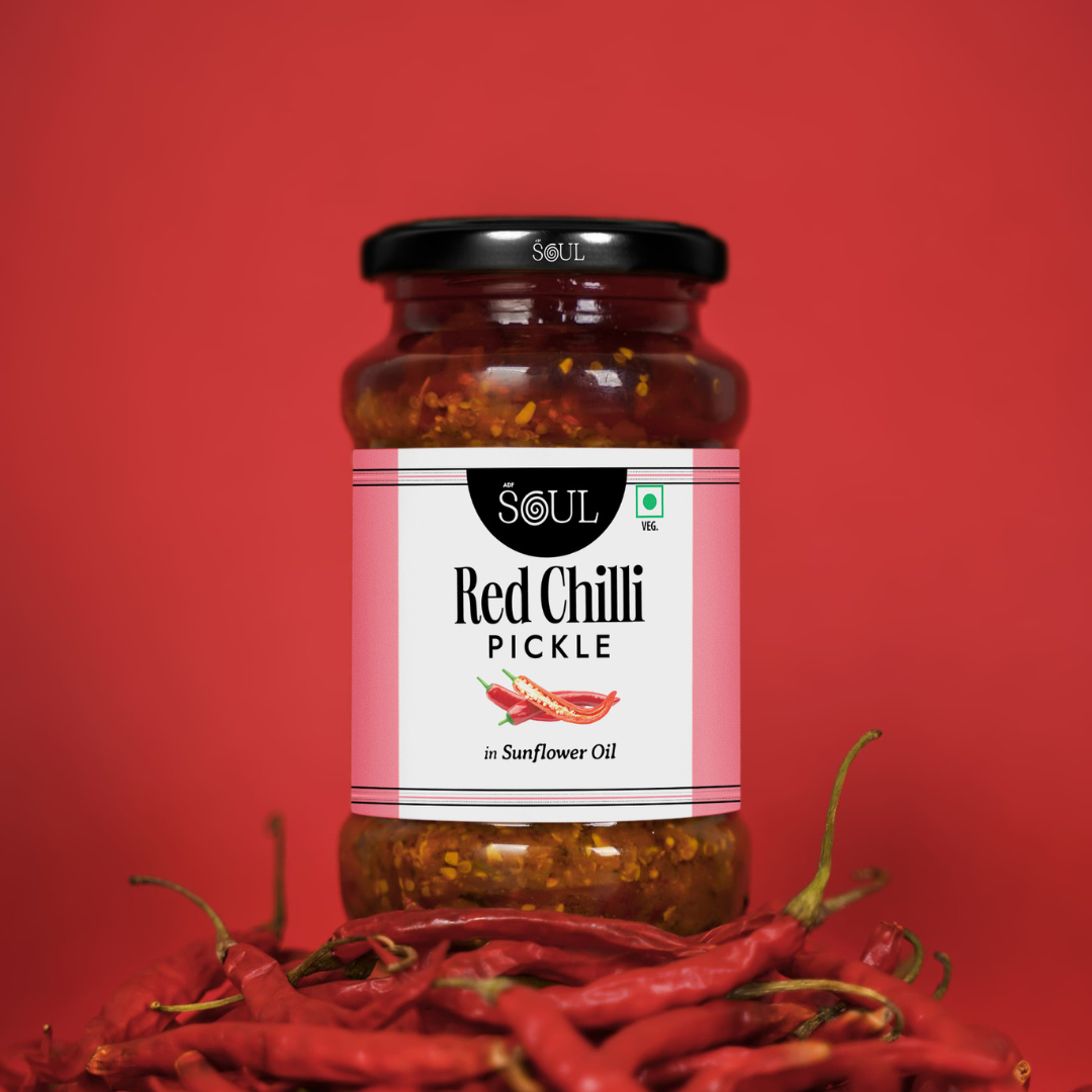Buy Red Chilli Pickle (400g) | ADF Soul
